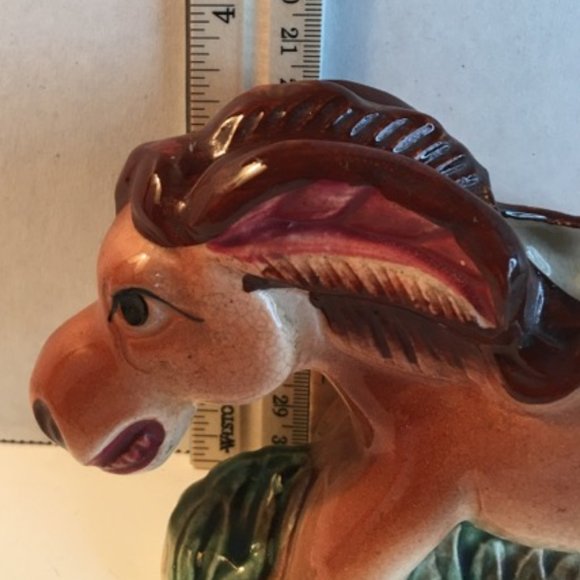 Unique Vintage | Accents | Vintage Ceramic Donkey Plantervase | Poshmark